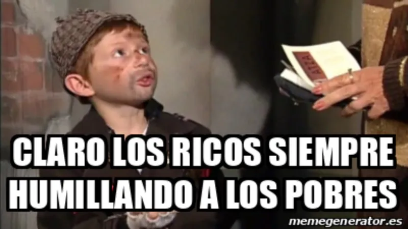 El Rico Siempre Humillando Al Pobre Una Dinámica De Poder En La Comedia